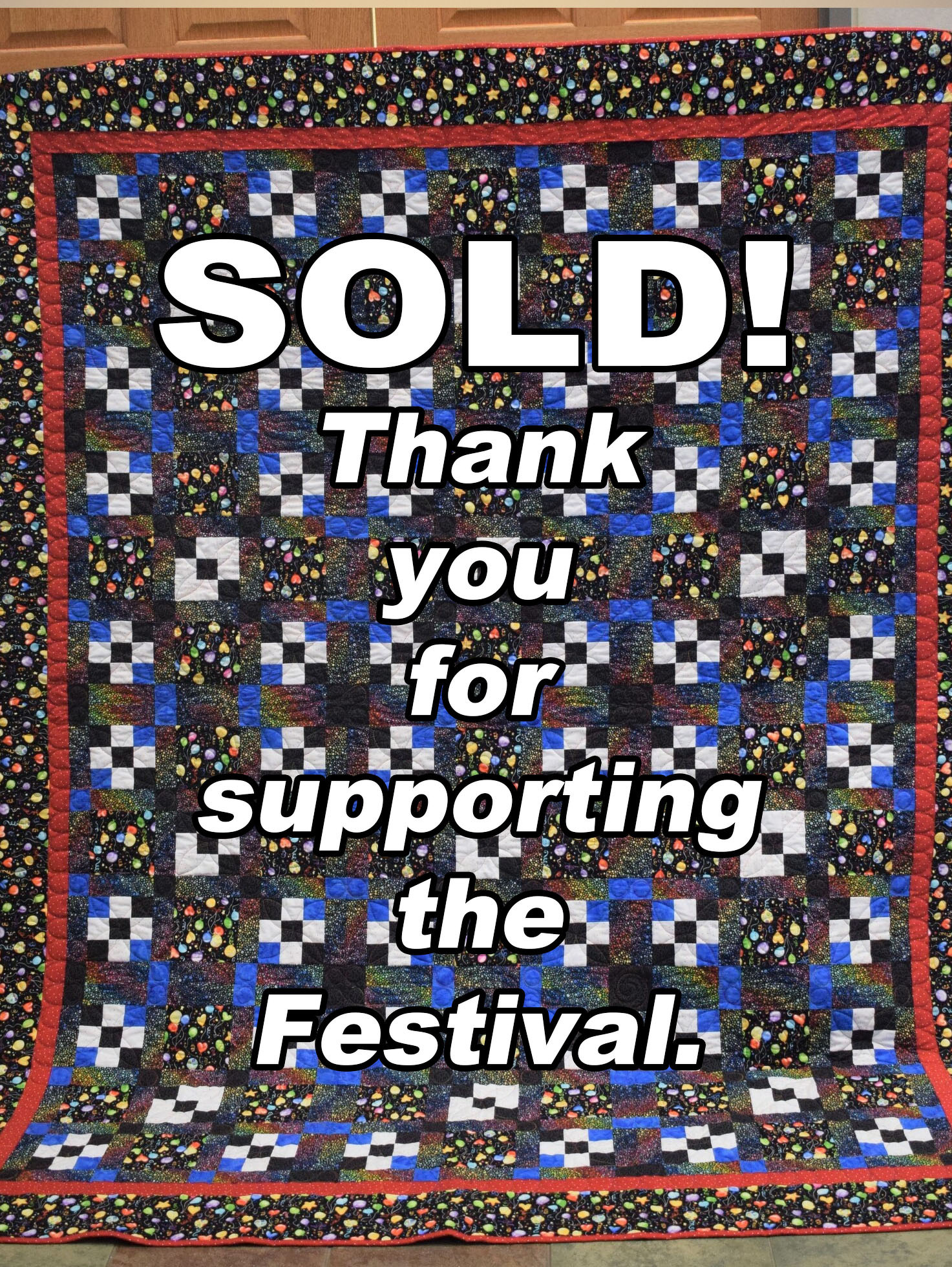Colorful Celebration - SOLD - 19th Annual Festival of Quilts